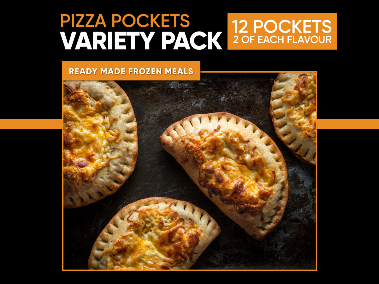 Variety Pizza Pocket (12 pack) — Cleo's Kitchen
